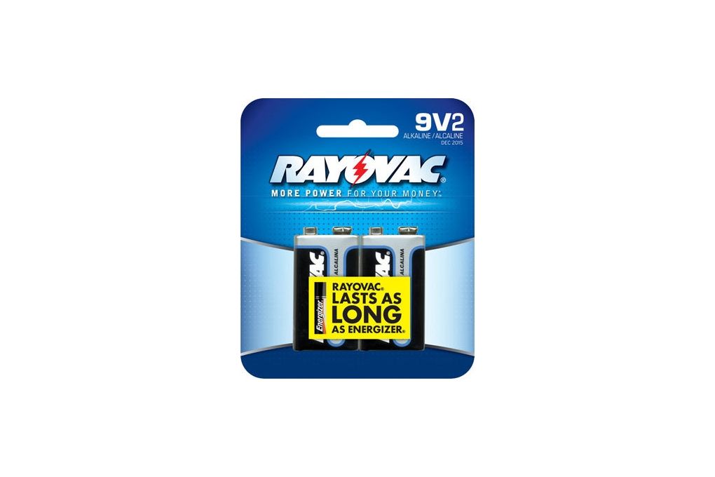 Rayovac 9V Alkaline Stick 2 A1604-2J - Tactical Gear at GunBroker.com ...
