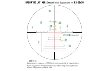 Vortex Razor HD LHT 4.5-22x50mm 30mm Tube First Focal Plane Rifle Scope ...