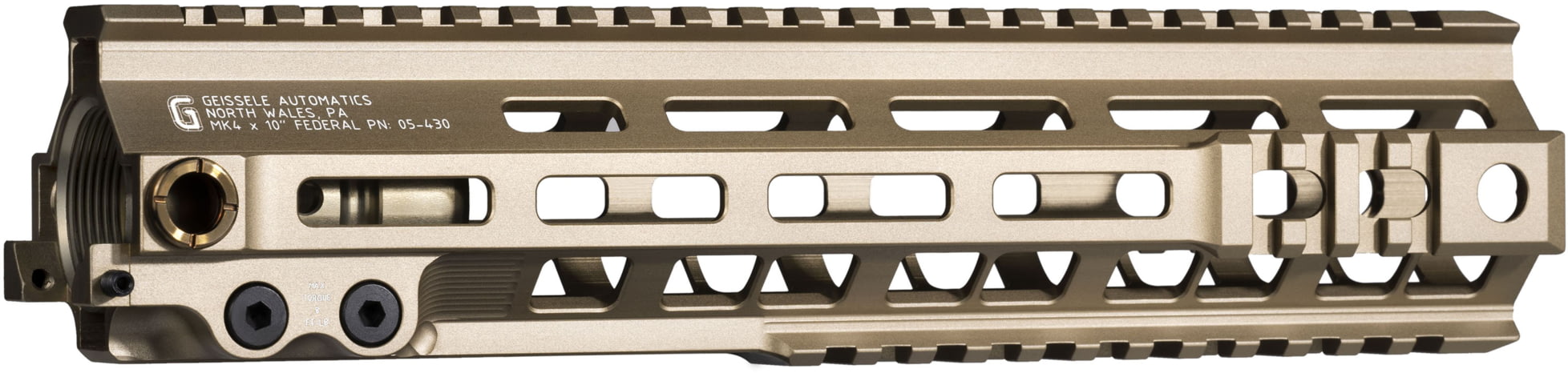 Geissele MK4 Super Federal M-Lok 10in Modular Rail | w/ Free Shipping ...